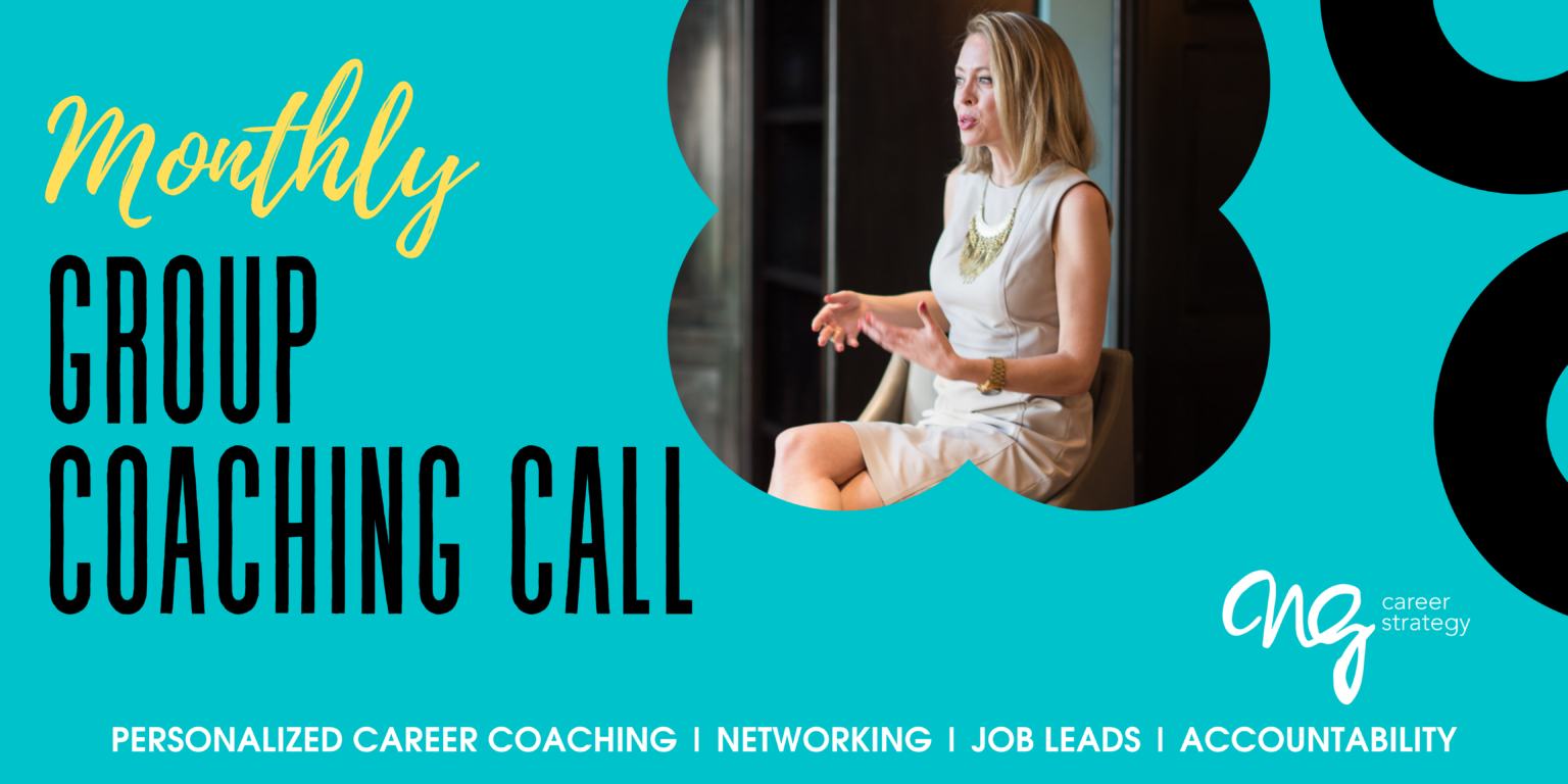 APRIL-Monthly Coaching Call - NG Career Strategy